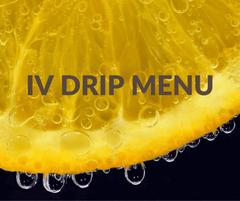 IV Drip Menu - detoxforlife.biz